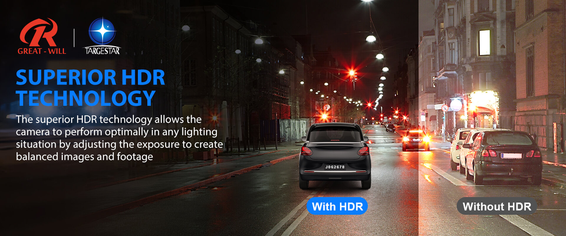 Features of 2 Channel Dash Cam for Vehicles ADAS GMS Cameras--Great-will GPS Dashcam